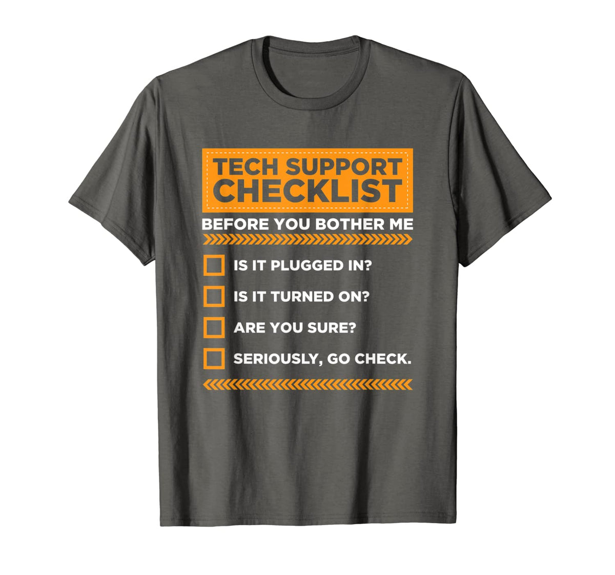 Tech Support Checklist Funny Computer Nerd Sysadmin T-Shirt – Australia ...