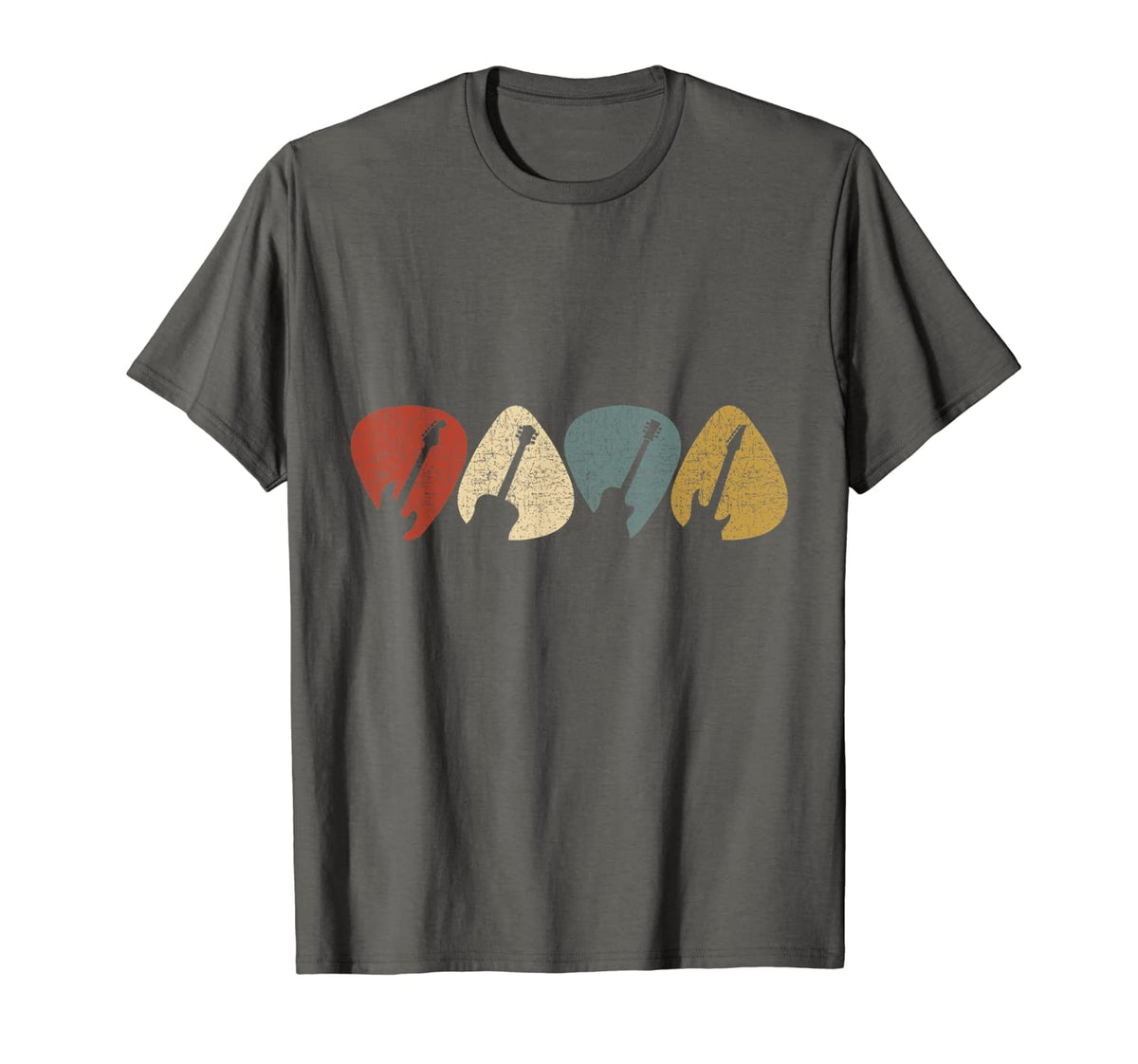 Guitar Pick Shirt Gift For Guitarist Retro Vintage T-Shirt – Australia ...
